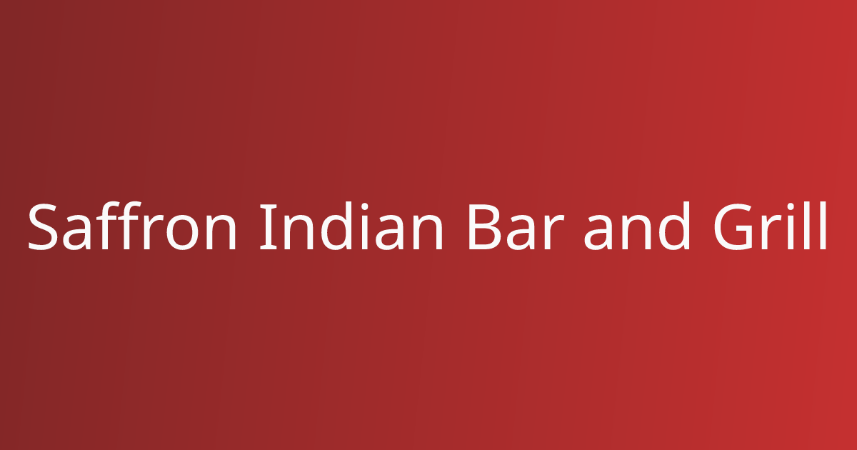 Best Indian in Boise, ID | Saffron Indian Bar and Grill | Order Online